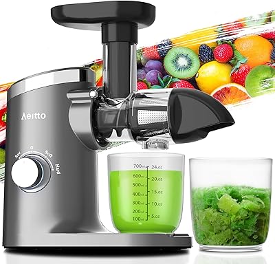 Amazon.com: Zulay Fruit Press Machine - Masticating Juicer Machine with ...