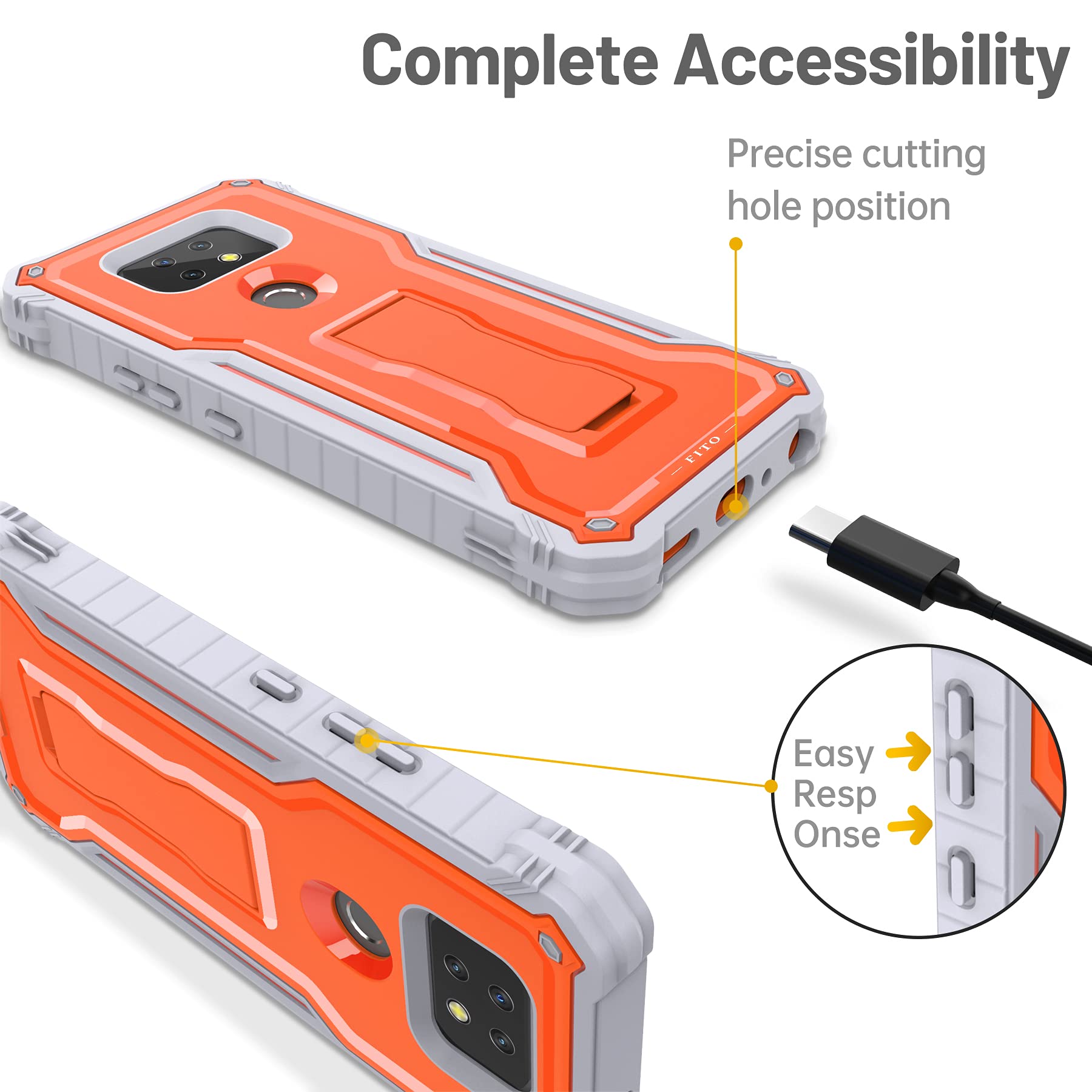 Snapklik.com : FITO For AT&T Maestro Max Phone Case, Cricket Ovation 2 ...