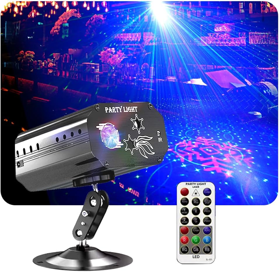 DJ Disco Party Lights Stage Lights Spooboola Led Stage Projector Stage Effect Karaoke Strobe ...