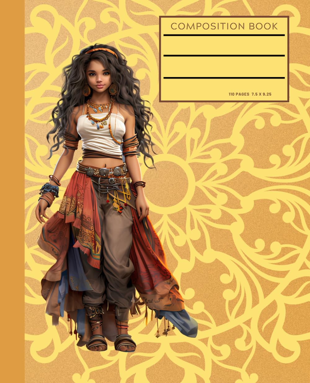 Amazon.com: Indian Desi Style Themed: Compostion Book: Notebook journal ...