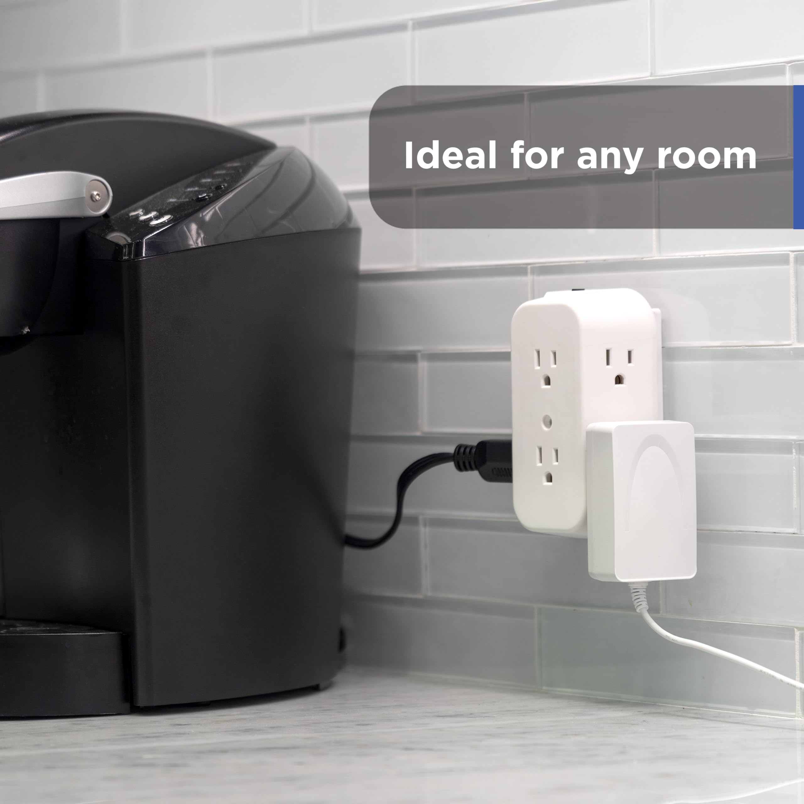 Snapklik.com : 6-Outlet Extender, Grounded Wall Tap, Reset Button ...
