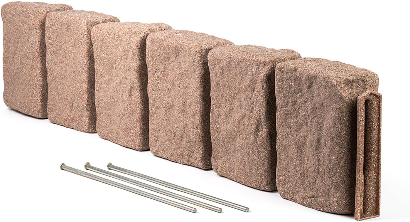 Amazon.com: Beuta Landscape Edging | Garden Edging Border | Faux Stone ...
