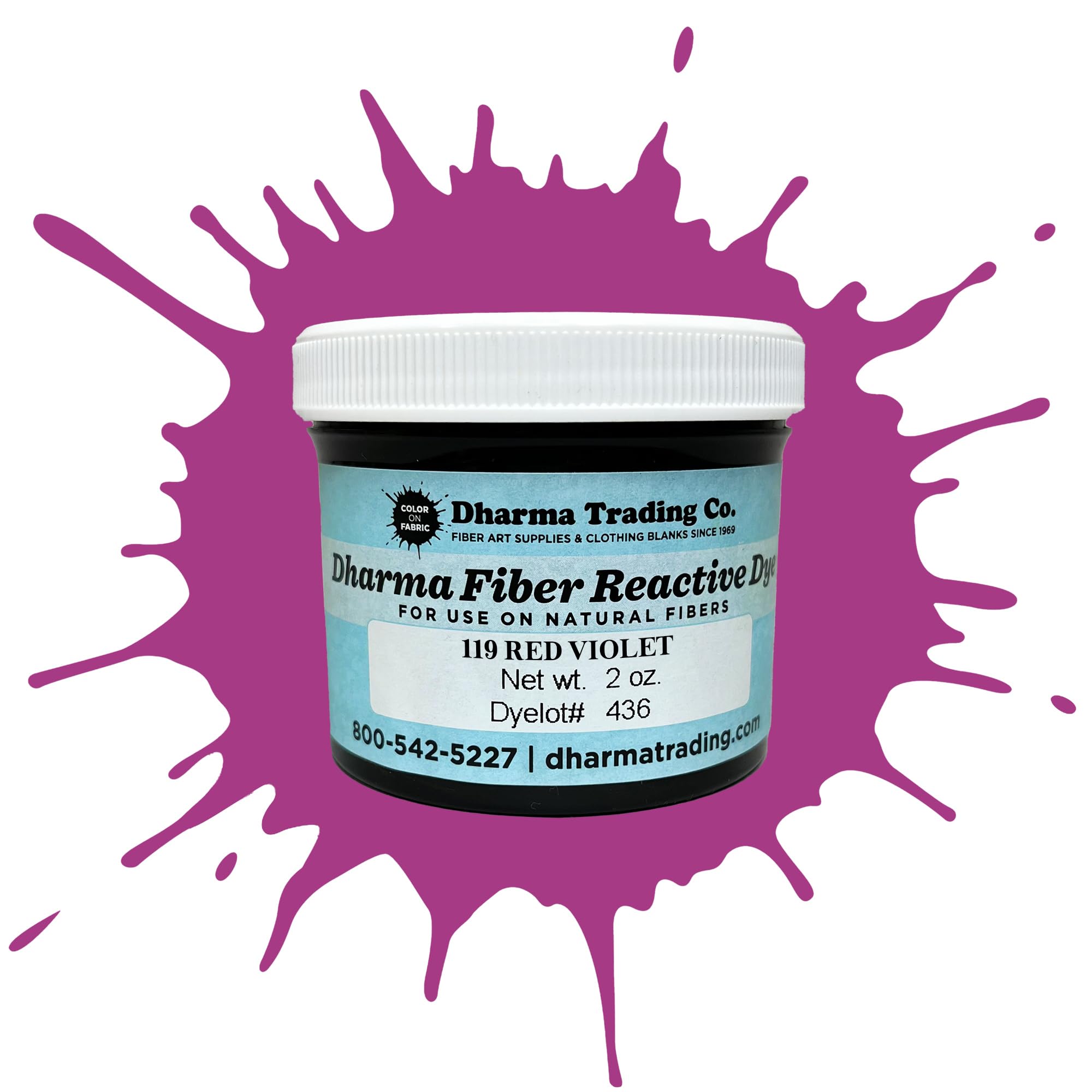 Amazon.com: Dharma Fiber Reactive Procion Dye - The #1 Dye for Tie-Dye ...