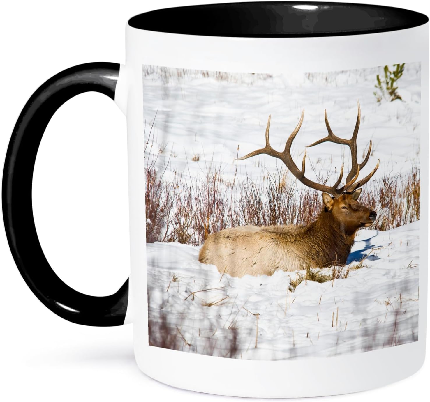 Amazon.com | ALWAYS AZUL POTTERY Elk 17 Oz. Small Tankard in Seamist ...