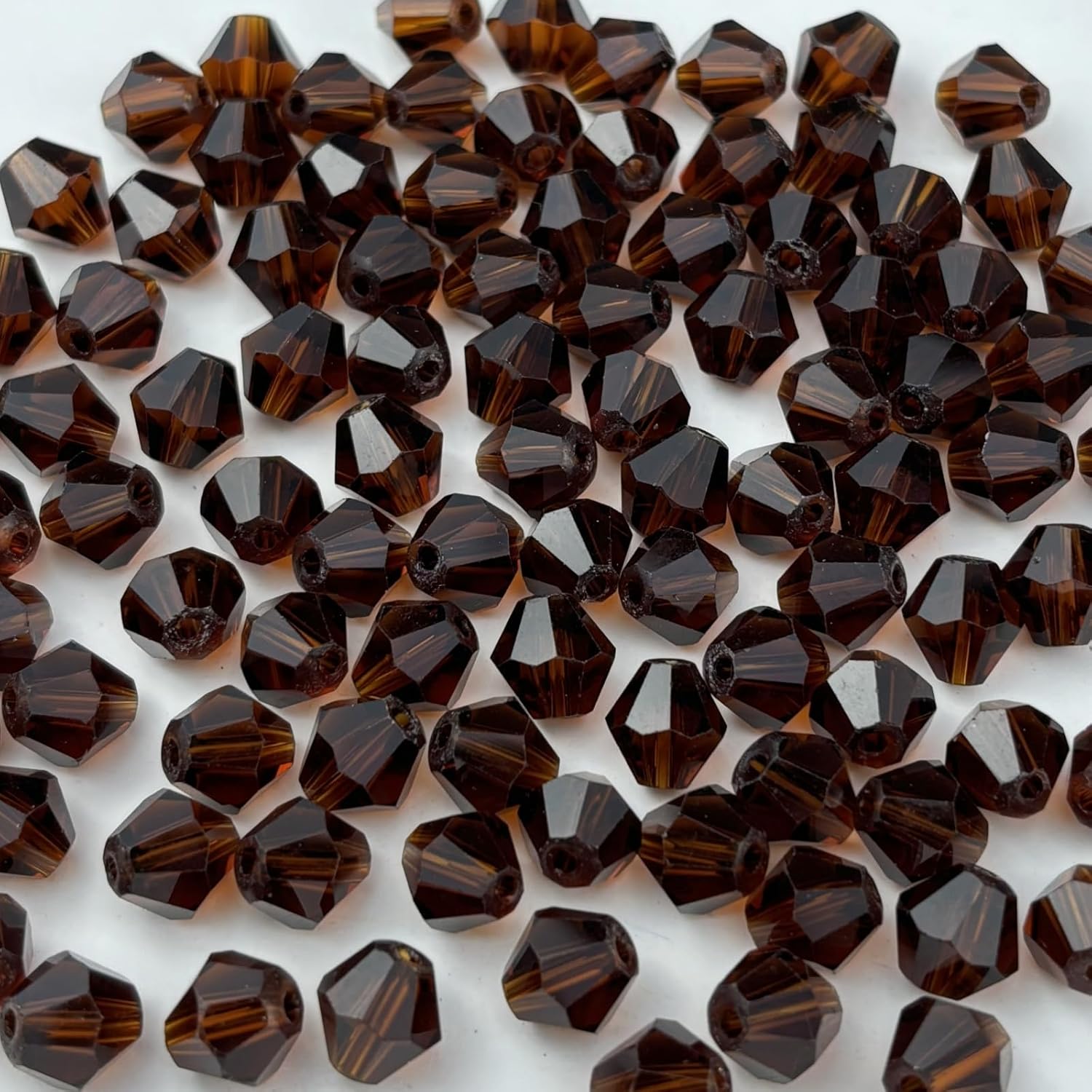 Amazon.com: YUEXIGO 100pcs 8mm Bicone Glass Crystal Beads for Jewelry ...