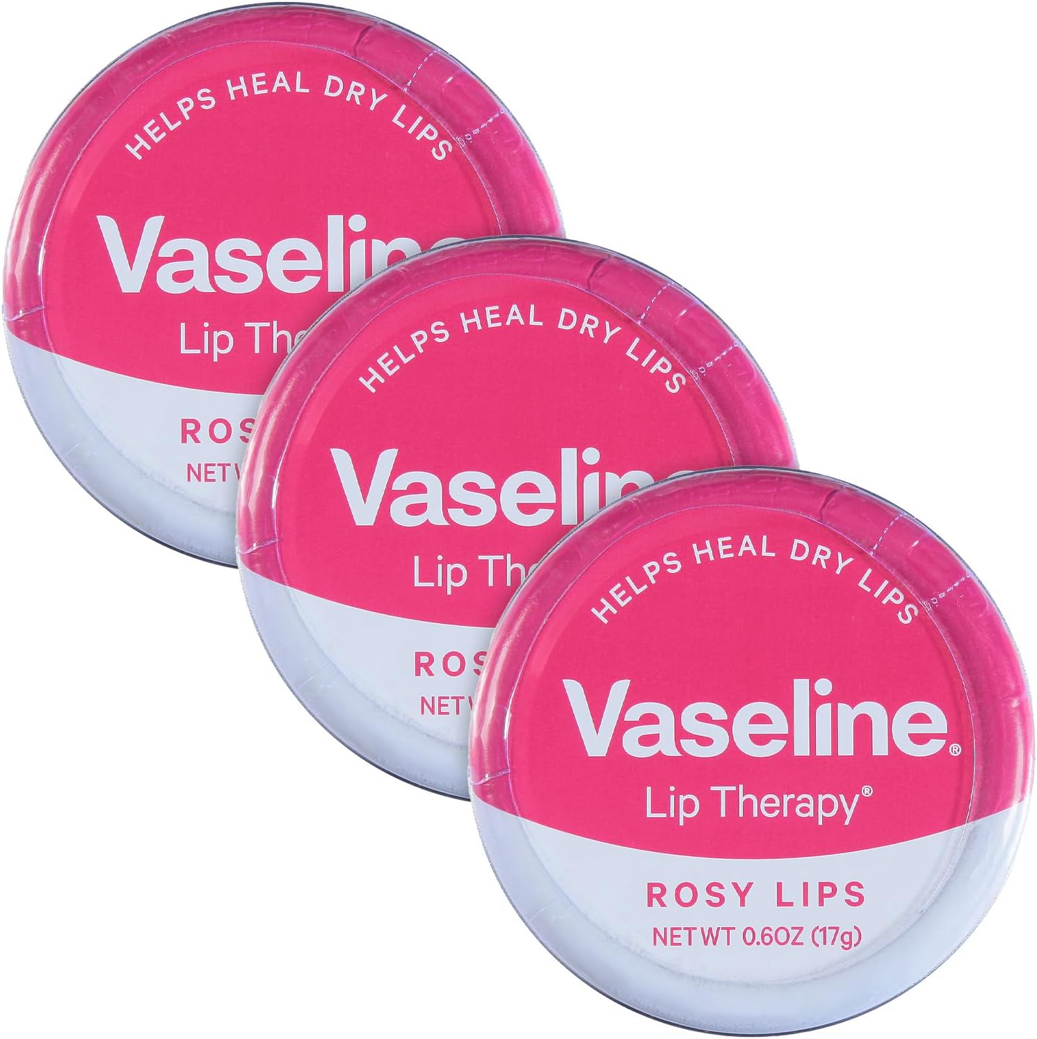 Amazon.com : Vaseline Lip Therapy Rosy Lips 8-Pack – Moisturizing Lip ...
