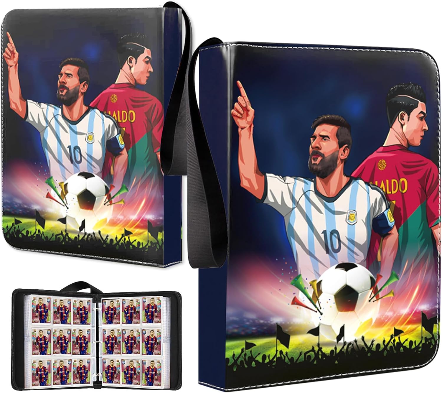 Soccer Card Binder 900 Cards,Waterproof Trading Card Binder,Collectible ...