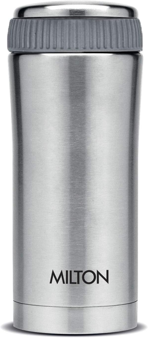 Milton Flagon Thermosteel Vacuum Insulated Flask, 400 ml, Brown | Hot ...