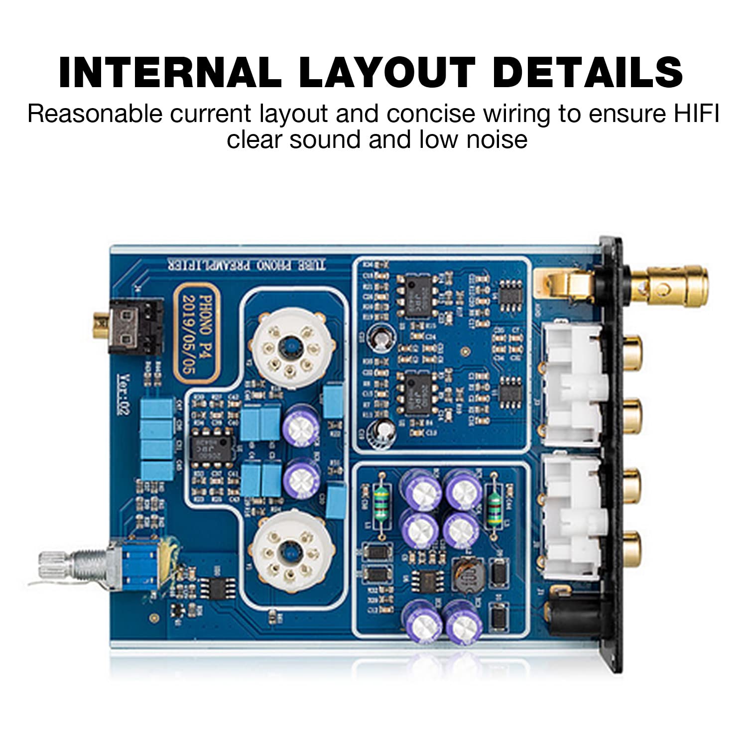 SUCA-AUDIO Phono Preamp for Turntable MM Phonograph Vacuum Tube ...