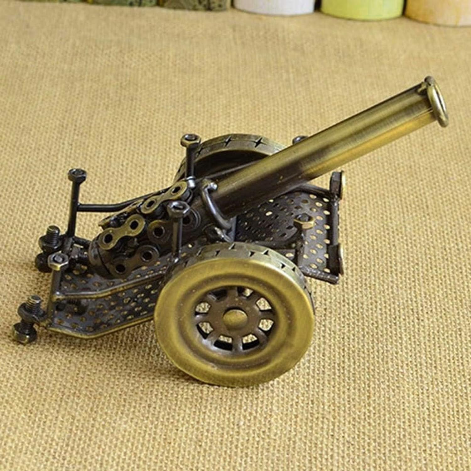 Cortina Metal Tank Statue for Home Decor - Aesthetic Home Decor Items ...