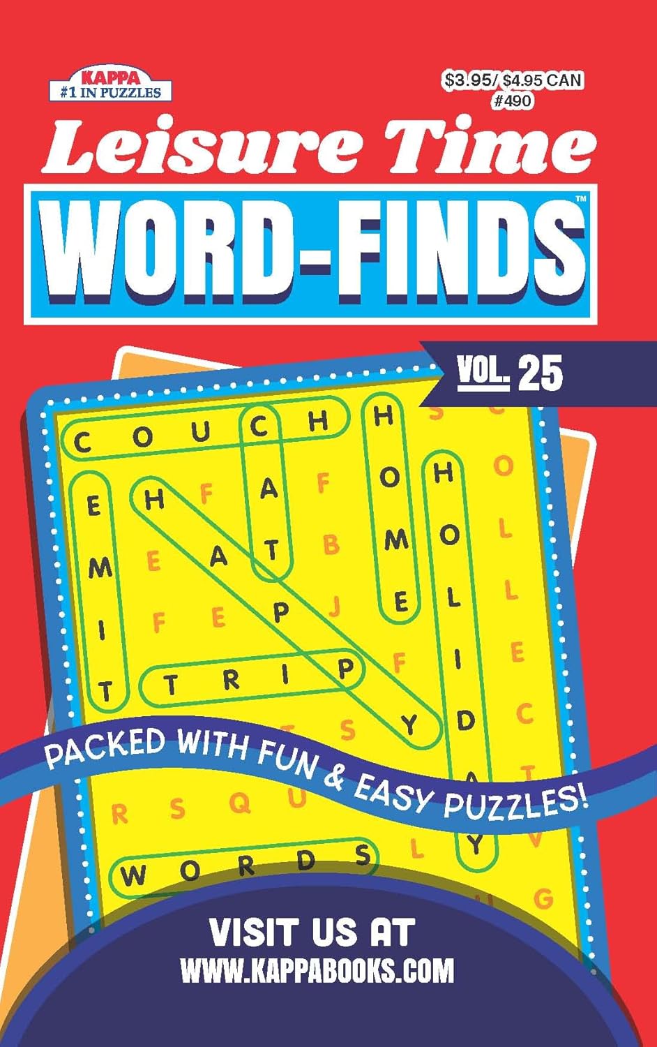 Leisure Time Word-Finds Word Search Puzzle Book-Volume 25: Kappa Books ...