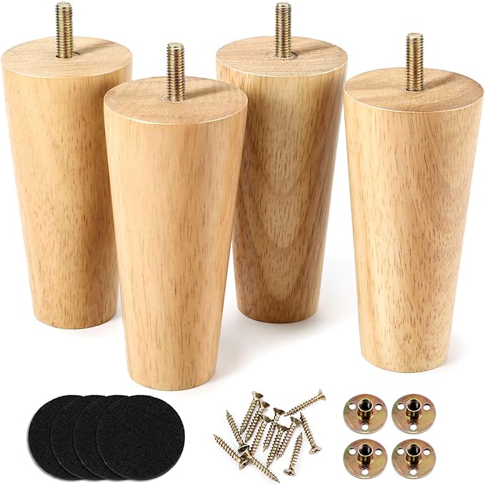 One Sight 5 inch Solid Wood Furniture Legs Dresser Legs Sofa ...