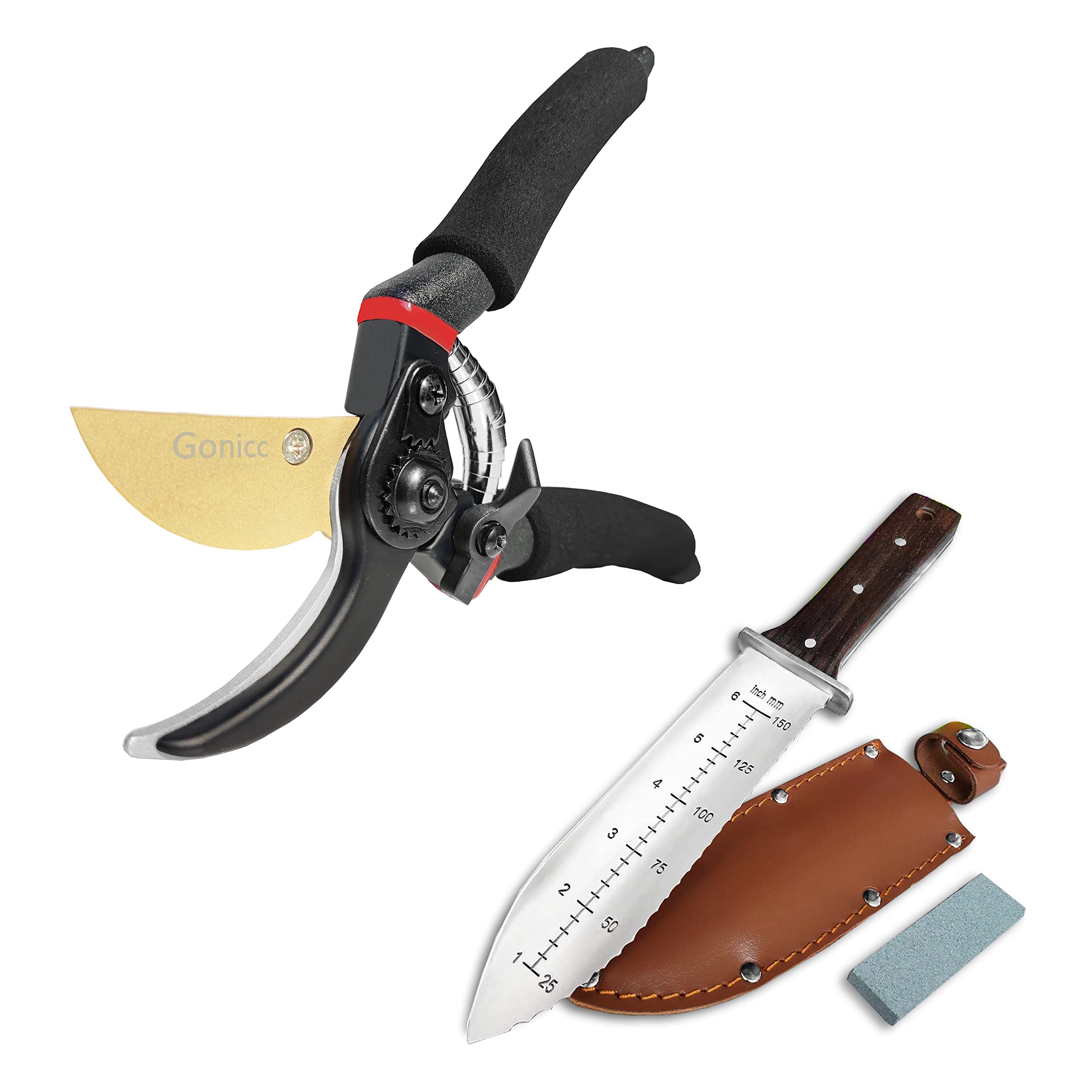 Amazon.com : gonicc 8" Professional Premium Titanium Bypass Pruning ...