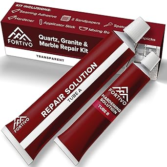 Quartz Countertop Chip Repair Kit, Porcelain Repair Kit, Granite Repair ...
