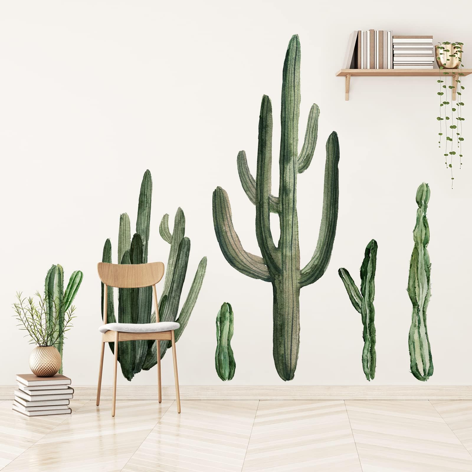 Amazon.com: Cactus Wall Stickers for Nursery, Vinyl Cactus Wall ...