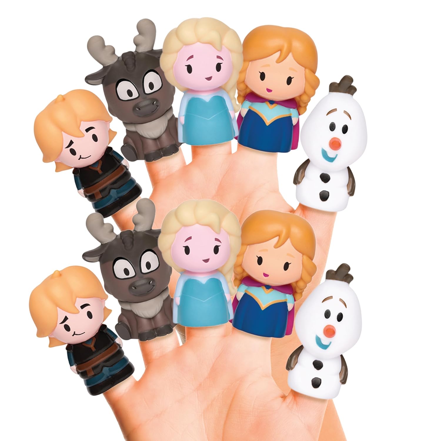 Amazon.com : Disney Frozen Bath Finger Puppets, 10 Pc – Party Favors ...