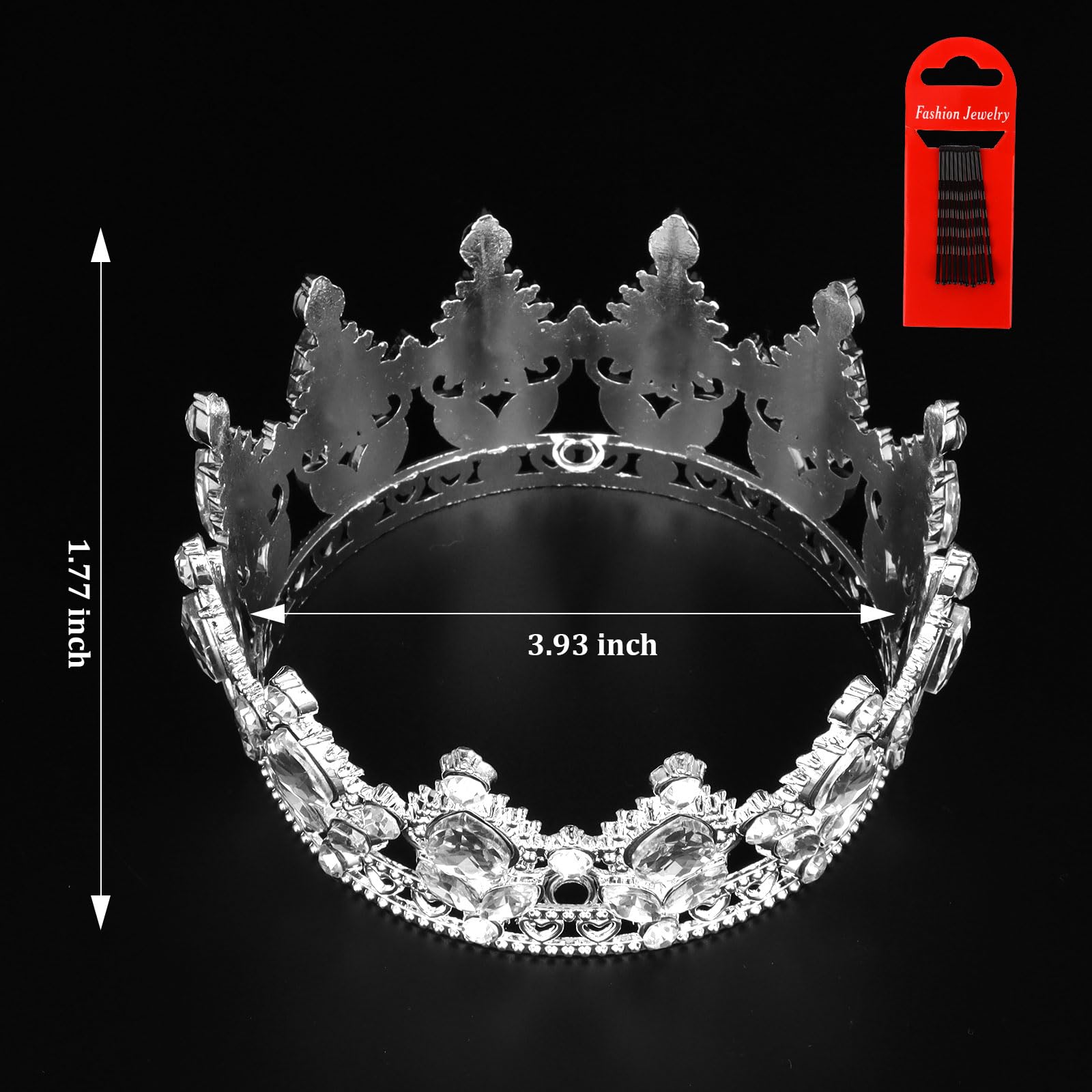 Silver Crown For Flower Bouquet