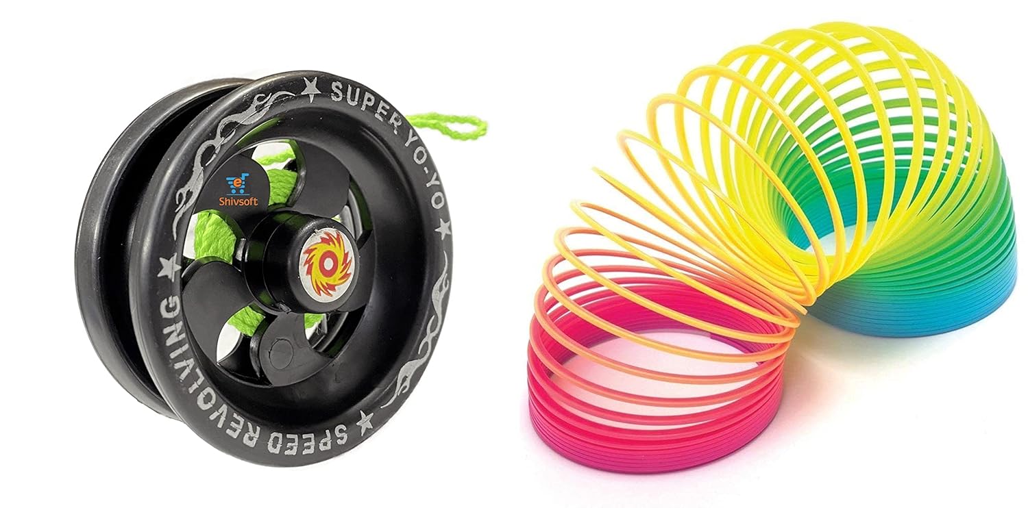 Shivsoft ® High Gloss Plastic YoYo High Speed Toy Yoyo Plastic Yoyo ...