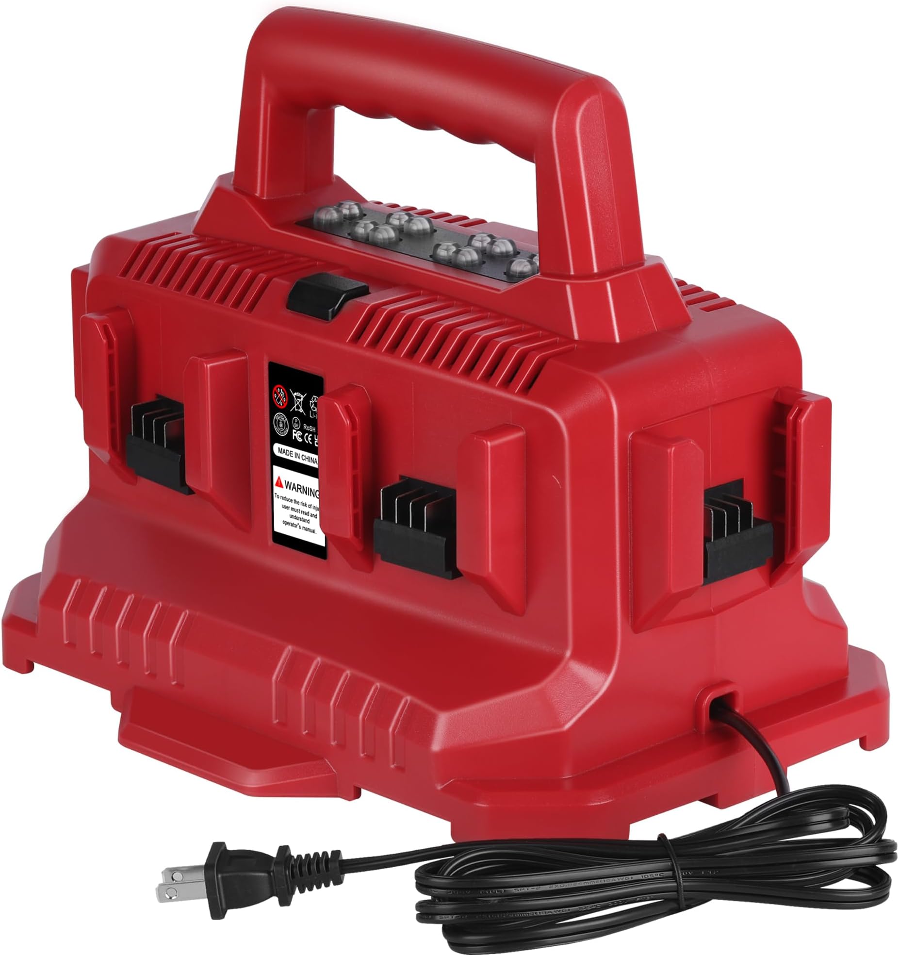Amazon.com: Milwaukee Electric - M18. PACKOUT. SIX Bay Rapid Charger ...