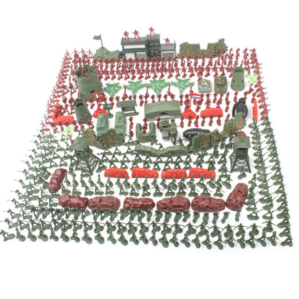 Buy OLMITA Toy Soldier Model Kit, 500 PCS with Tank Construction ...