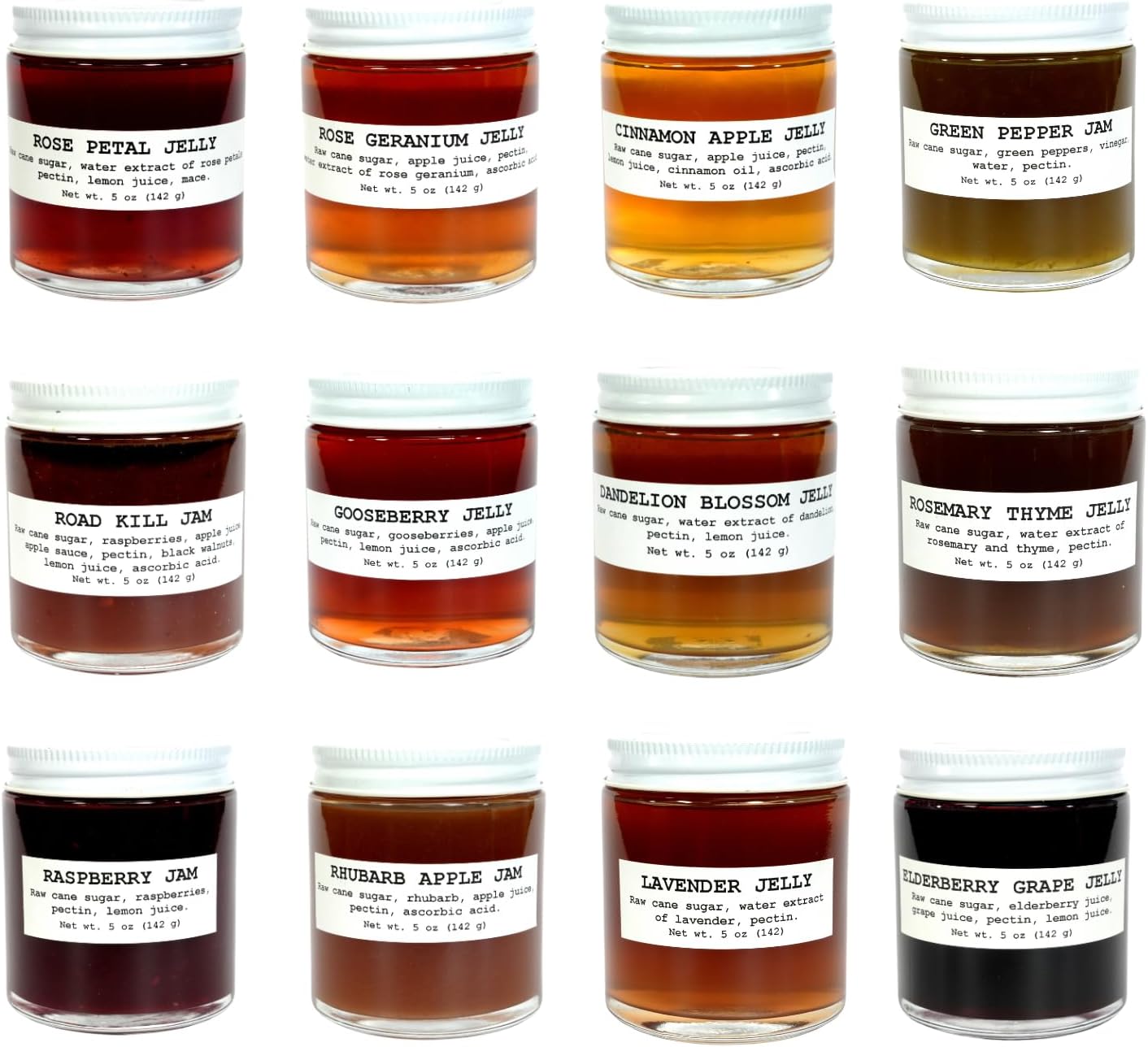 Amazon.com: Gourmet Jellies & Jam Gift Set, Assorted Low Sugar Jam ...
