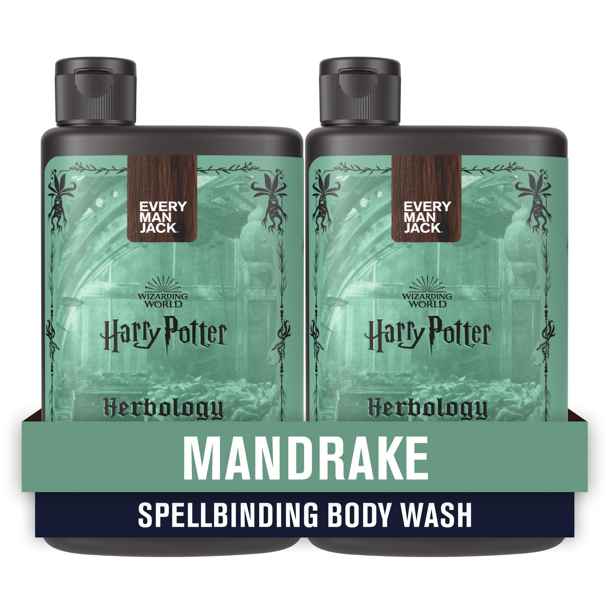 Amazon.com : Every Man Jack Harry Potter Collectors Body Wash - Hogwarts Inspired Scents & Clean ...