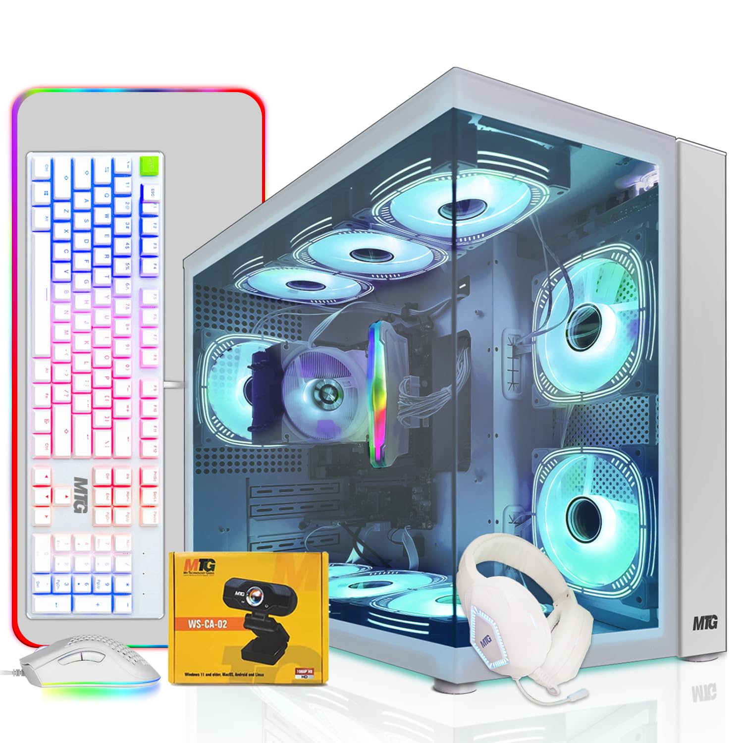 Amazon.com: MTG Khuno Gaming Tower PC- Intel Core i7 4th Gen, RTX 3060 ...