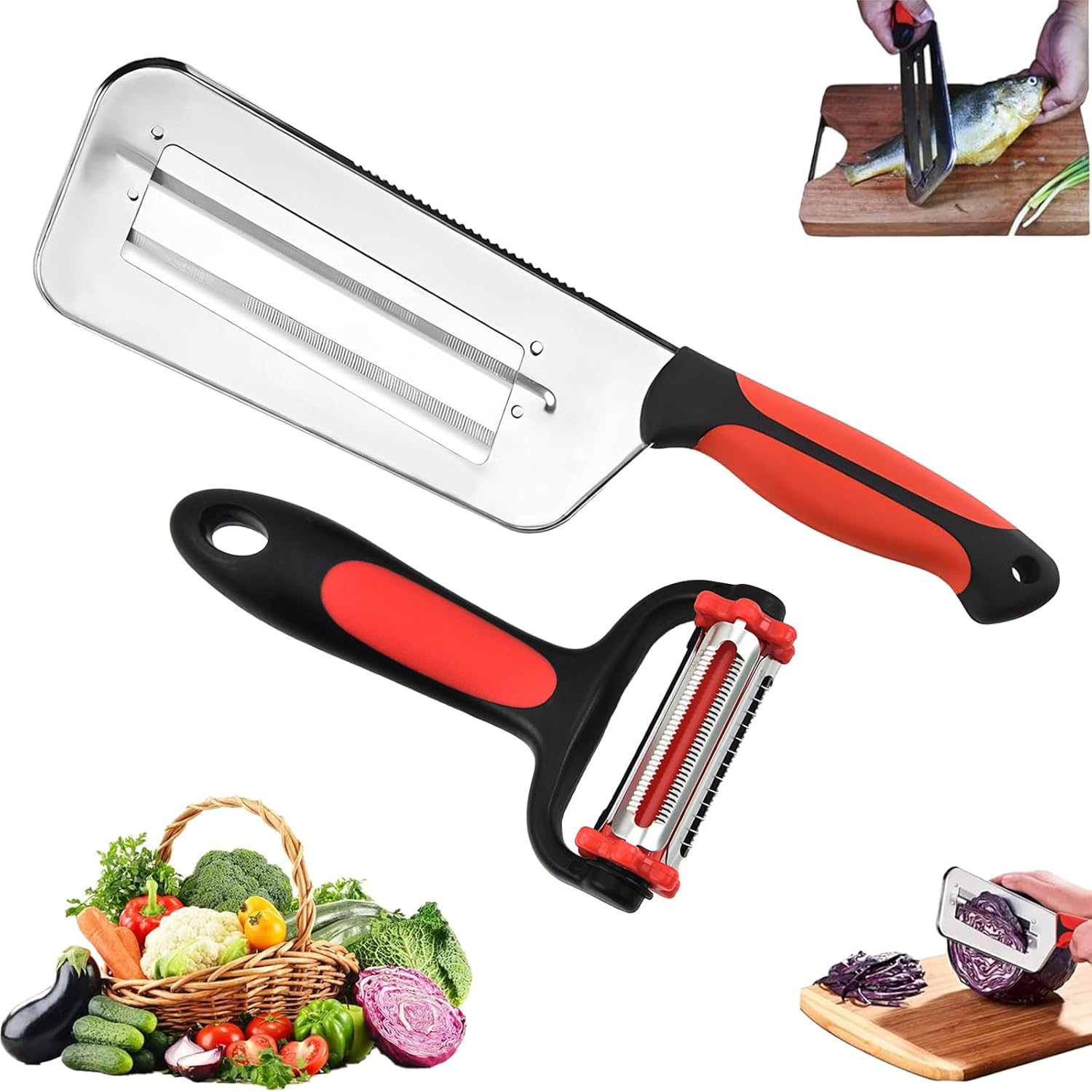 Amazon.com: Stainless Steel Shredder Knife, Stainless Steel Cabbage ...