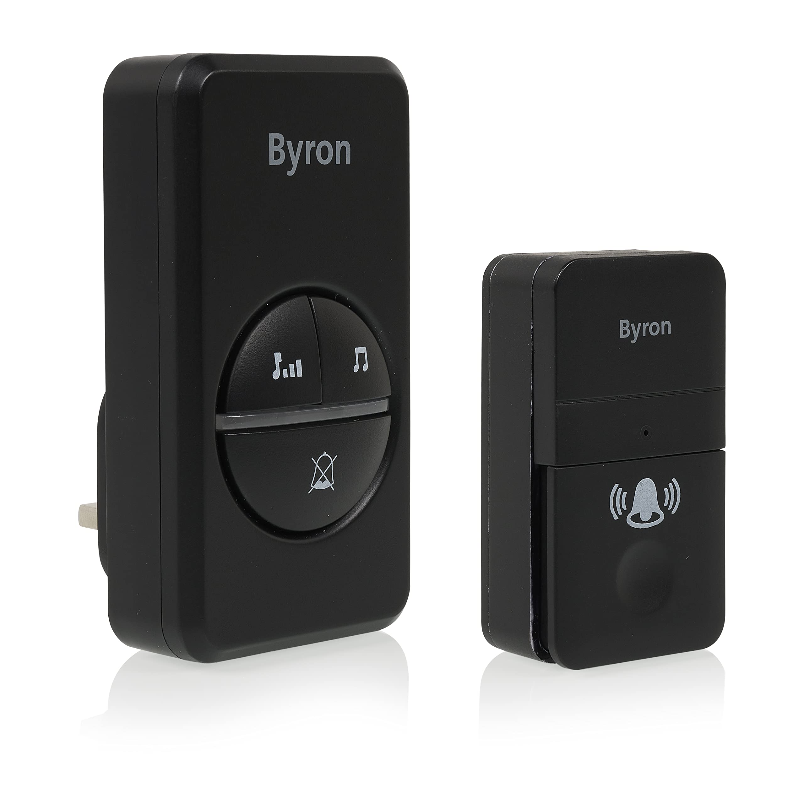Byron DBY-23452BS Wireless Doorbell Set - Kinetic Energy - Black ...