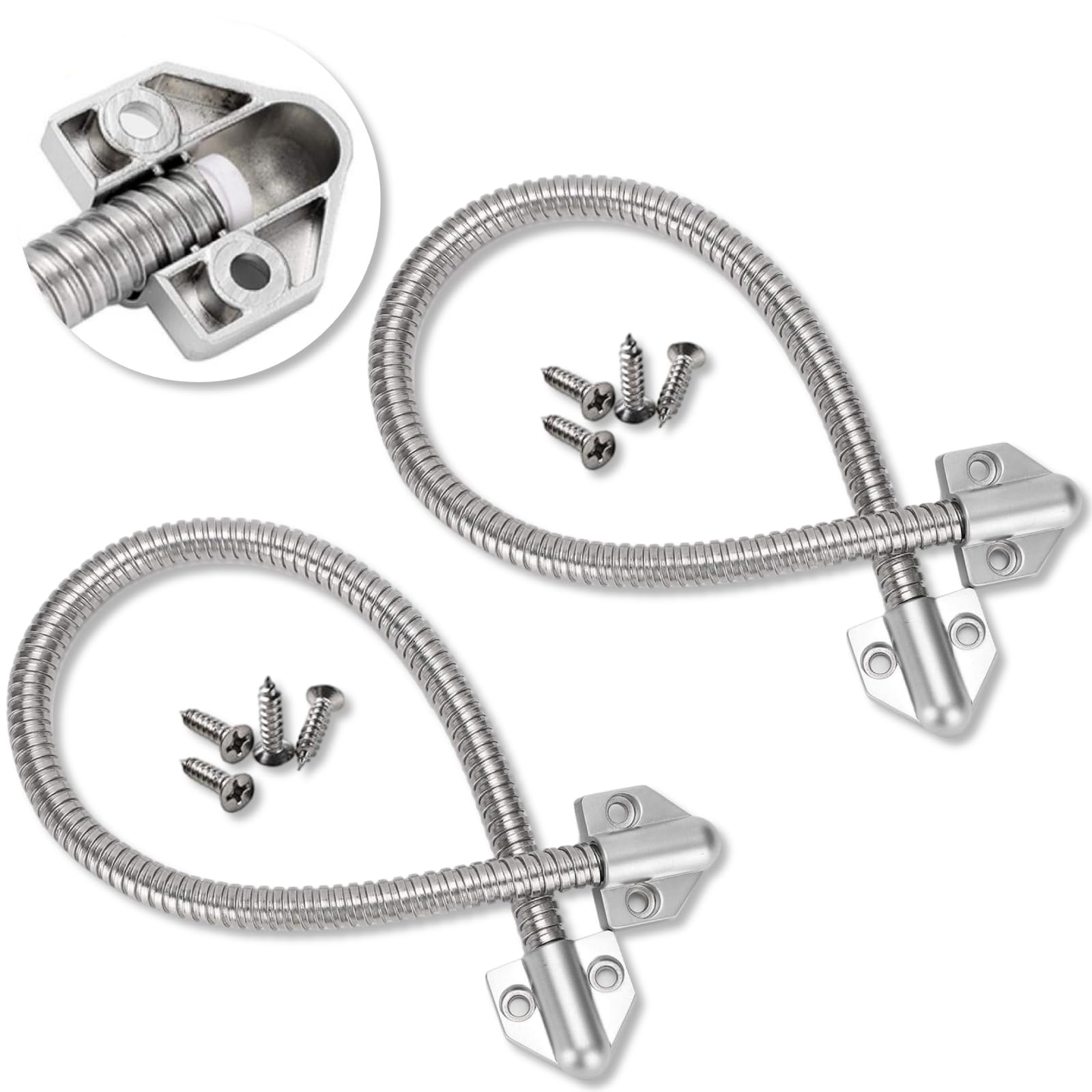 Amazon.com: 2-Pack Door Flex Conduit 20" Door Wire Conduit Flexible ...