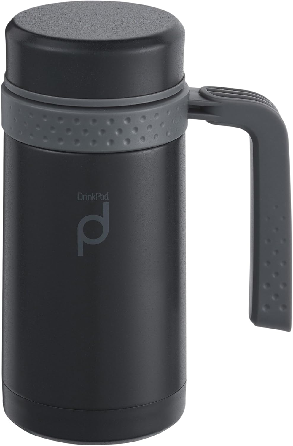 Amazon.com: DrinkPod HBG450BK Flask, 450 ml, Matt Black