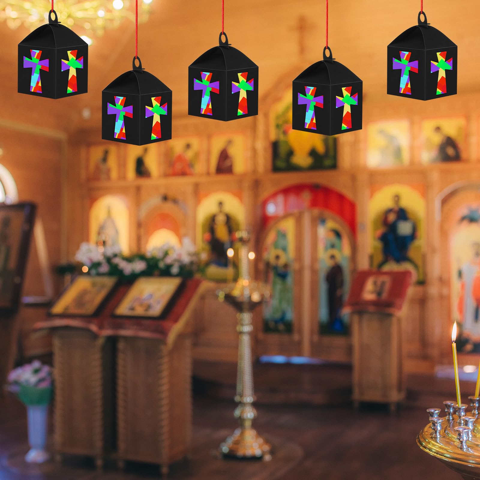 Snapklik.com : 16 Sets Religious Craft Kits Religious Lanterns Craft ...