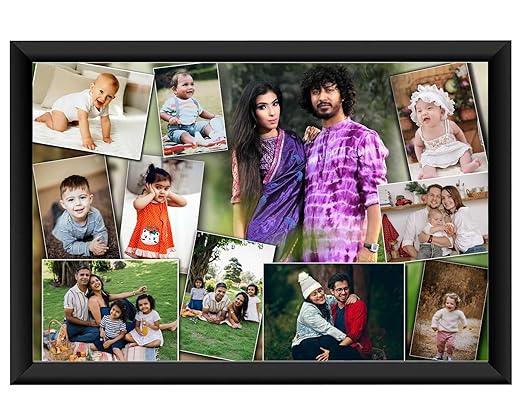 zig zag Personalized Collage Photo Frames Customized with Multiple ...