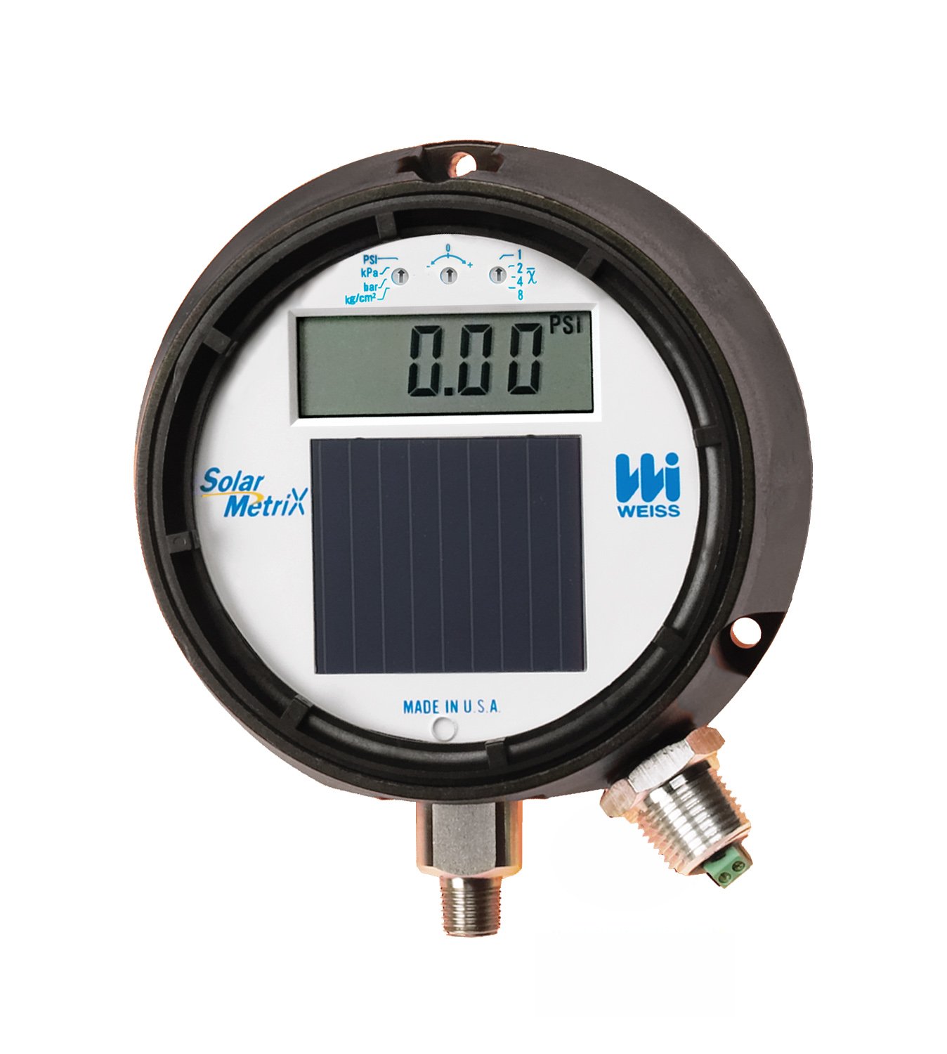 Weiss Instruments DUGY3 Light Powered Digital Process Pressure Gauge ...