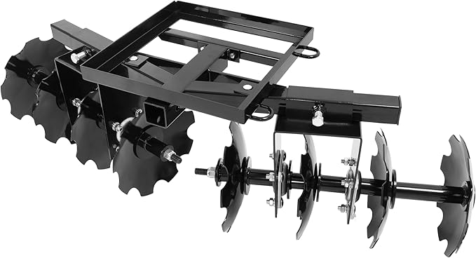 Amazon.com: KUAFU 54" Cut Width Disc Plow Harrow 2 Inch Receiver for ...