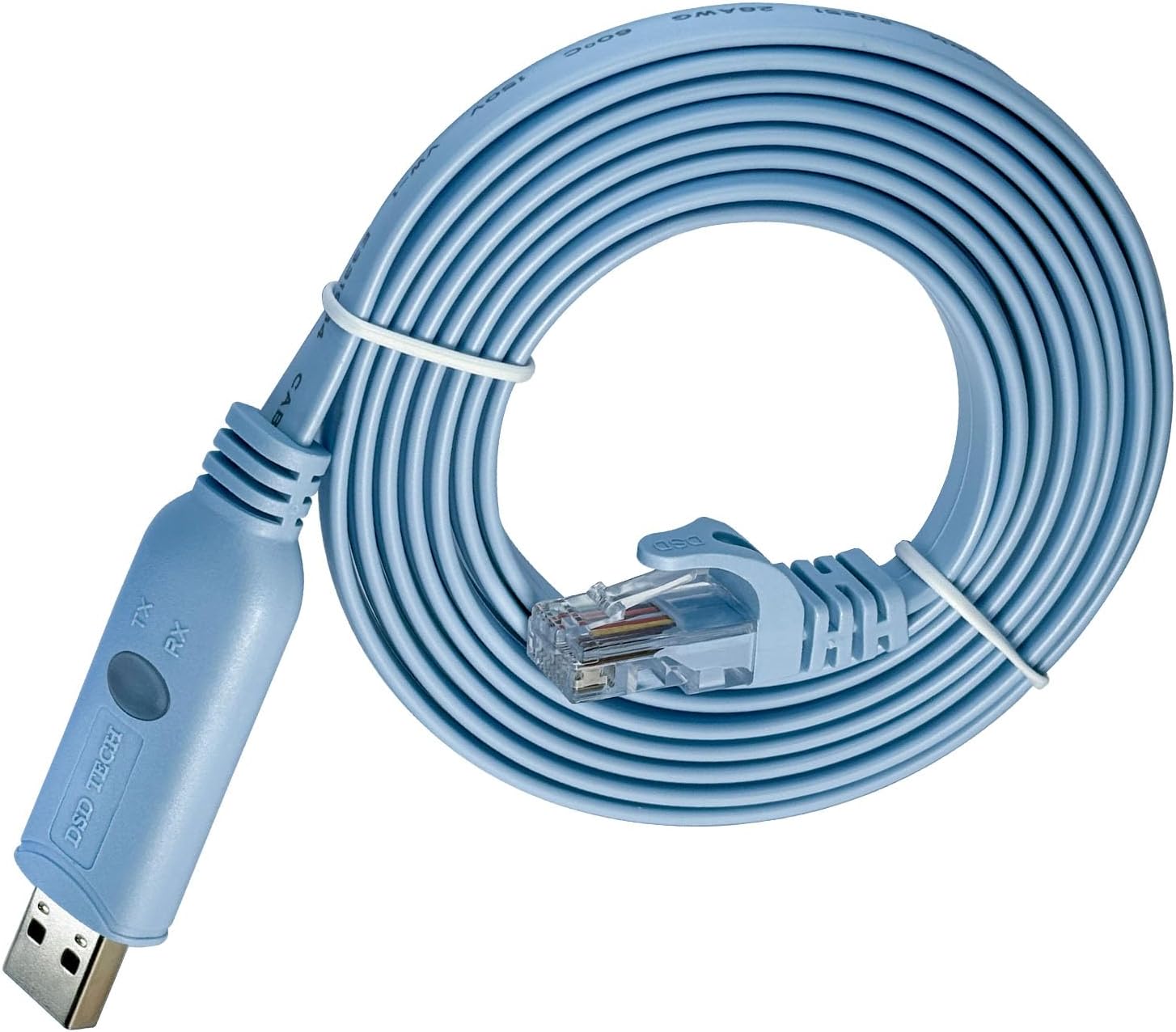 DSD TECH SH-RJ45A USB to RJ45 Console Cable with FTDI Chip for Cisco ...