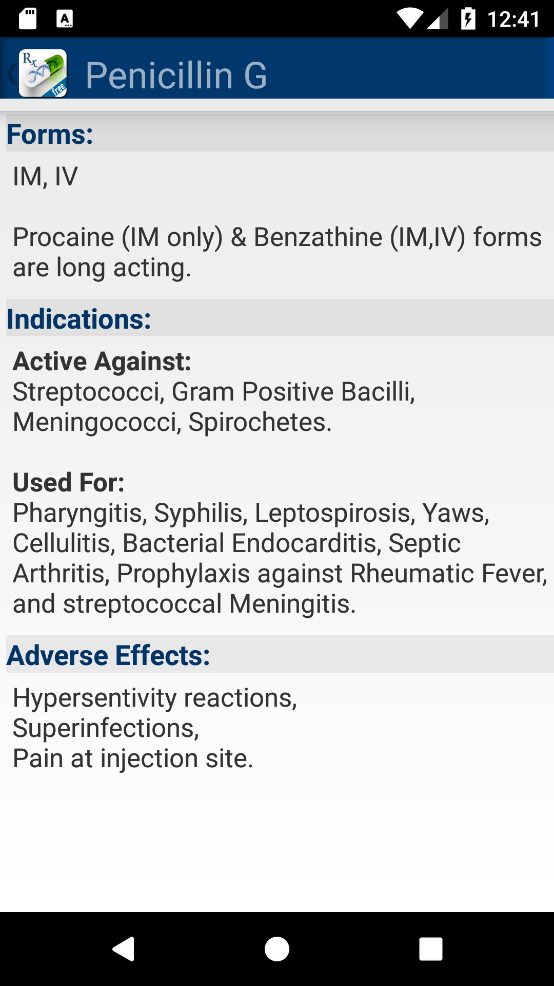 Antibiotics & Infections - App on Amazon Appstore