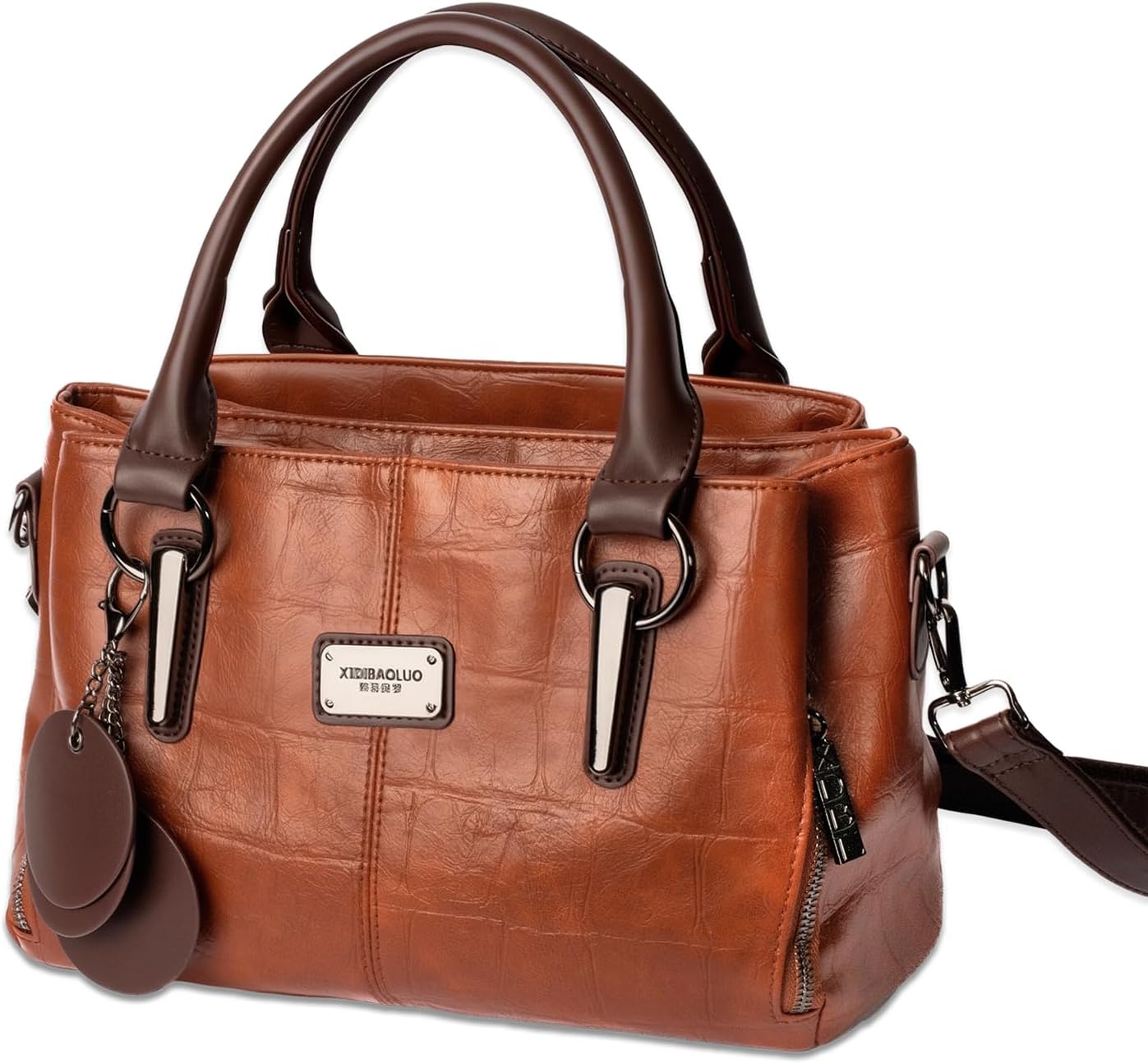 Amazon.com: Handbags and Purses for Women Vegan Leather Tote Bag with ...