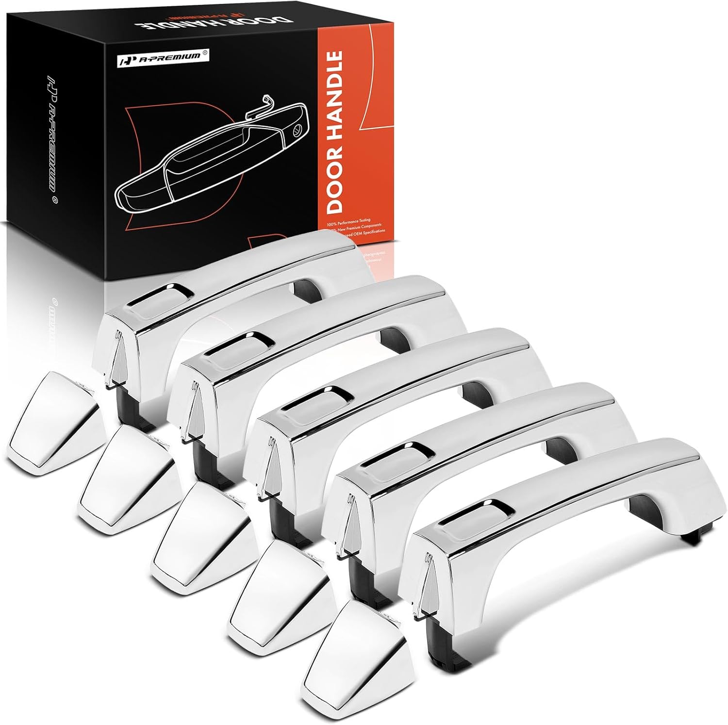 A-Premium Outside Exterior Door Handles Compatible with Hummer H3 2006 ...