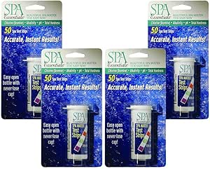 Amazon.com : Spa Essentials 32111000-04 Test Strips for Spas and Hot ...