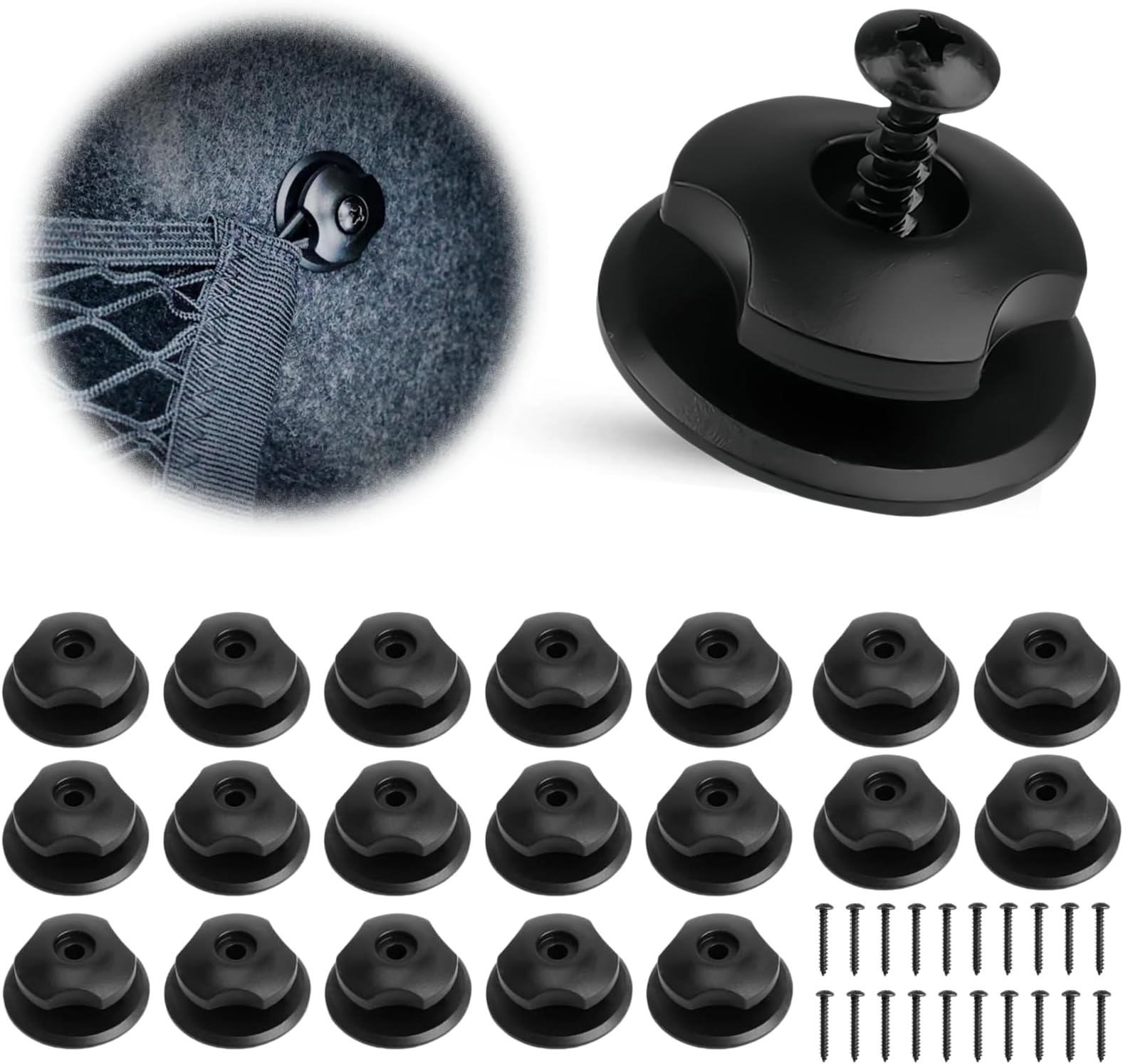 DXUANTING 20 Pcs Trailer Cover Hooks Tie Down Hooks for Trailer ...