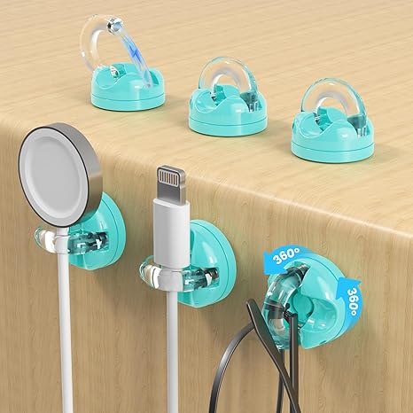 Drehbare, magnetische Kabel-Clips, glatt, verstellbarer Kabelhalter ...