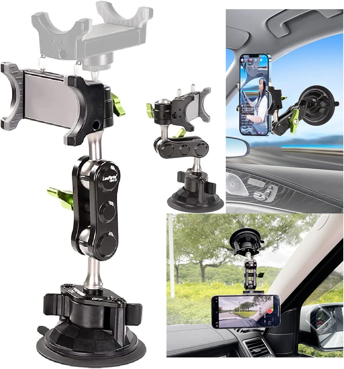 Amazon.com: Gzcvba Universal Ball Head Arm for Phone - 360° Rotating ...