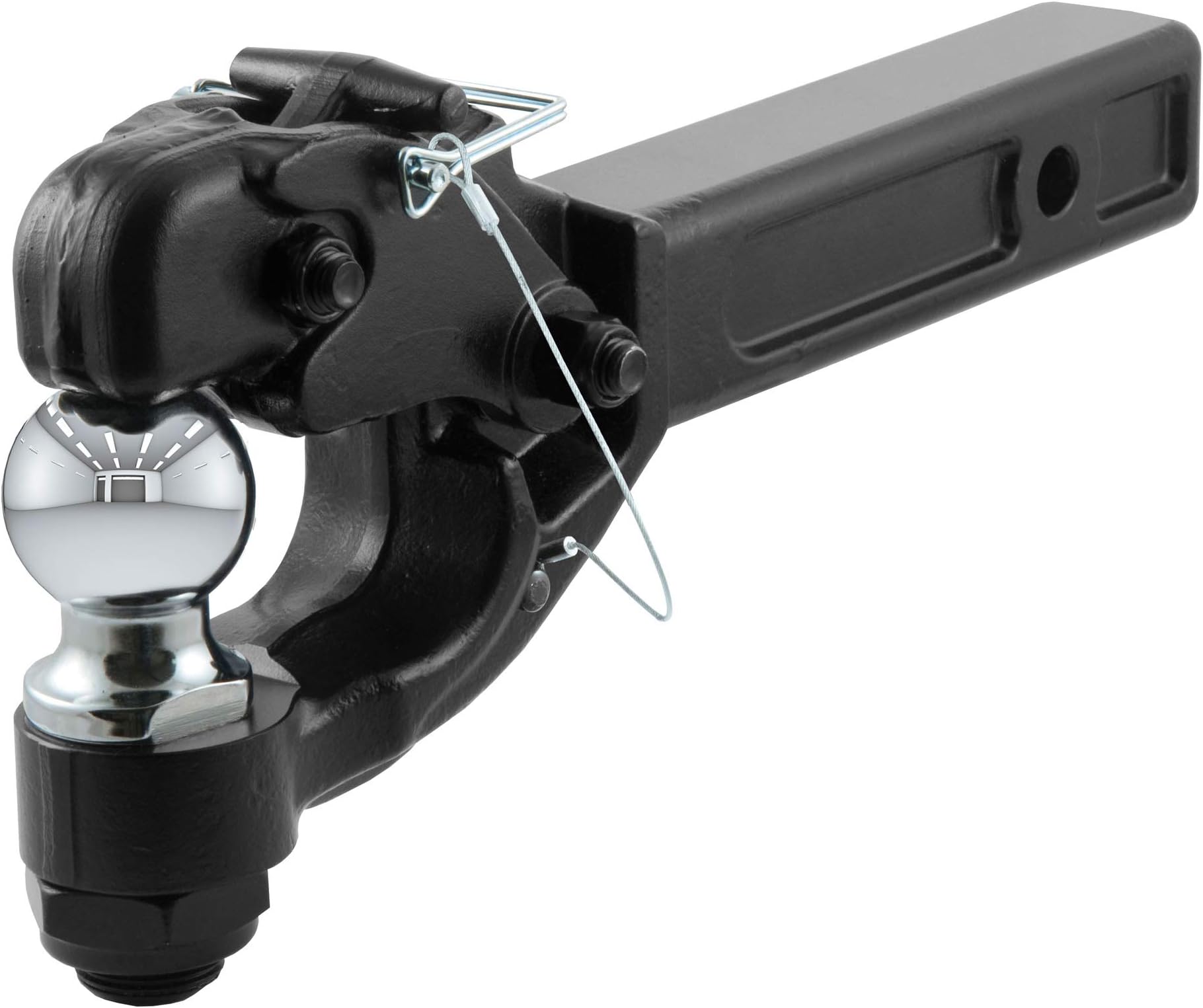 Amazon.com: CURT 48005 Pintle Hook Hitch for 2-Inch Receiver, 10,000 ...