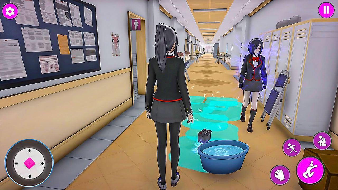 Anime Kawaii Yandere High School Girl Life 3D : Japanese School ...