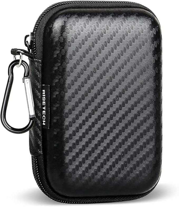 Amazon.com: Earbud Case, RISETECH Earphone Carrying Case Holder Storage ...