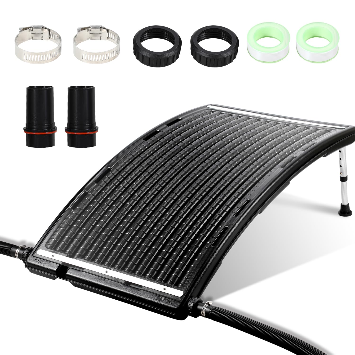 Amazon.com : Fuairmee Upgraded Solar Pool Heater, Above Ground Pool ...