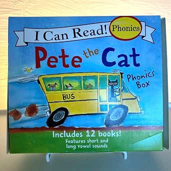 Amazon.co.jp: Pete the Cat Phonics Box 12 Books Set : Toys & Games