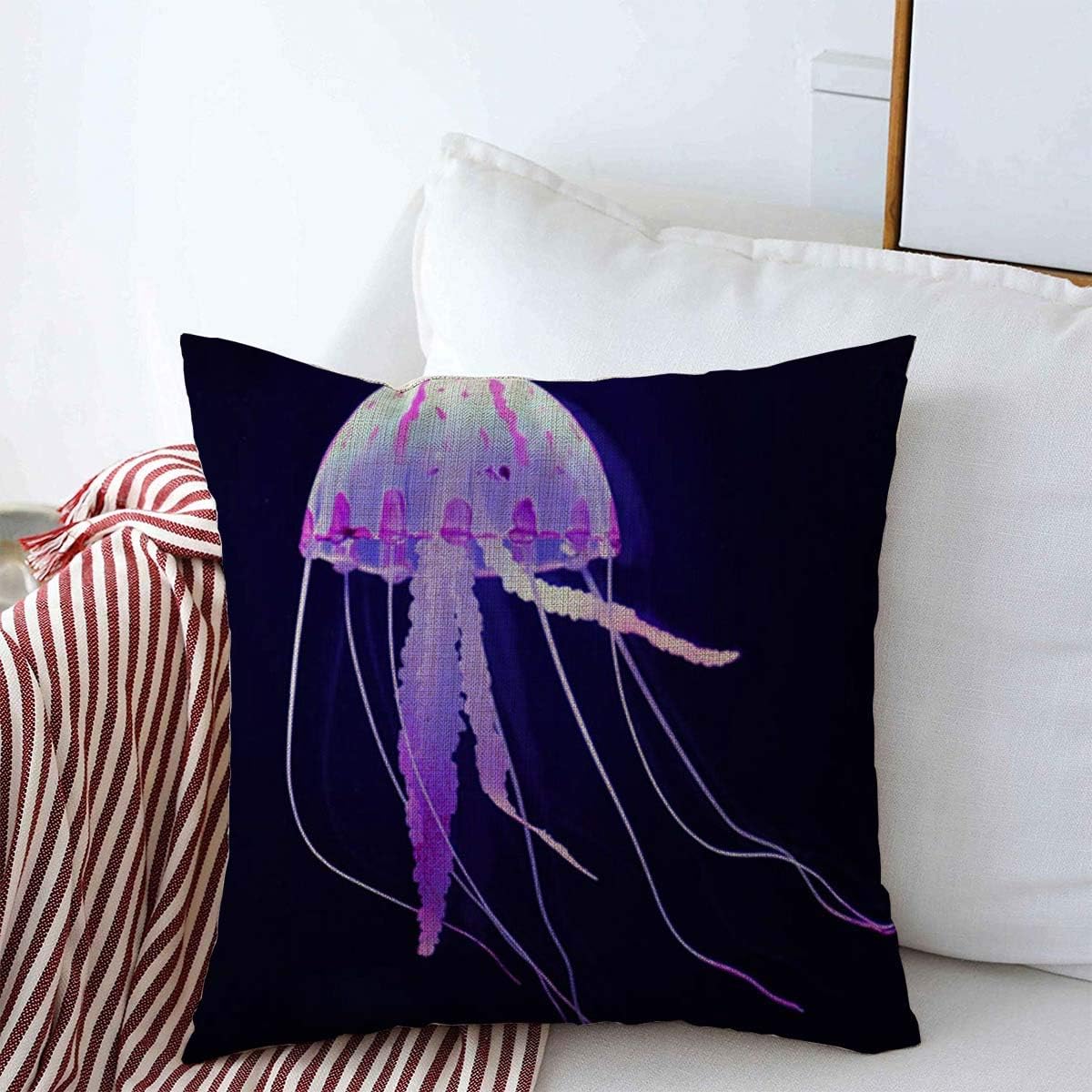 Amazon.com: Starobkn Throw Pillows Covers Cushion Case Blue Underwater ...