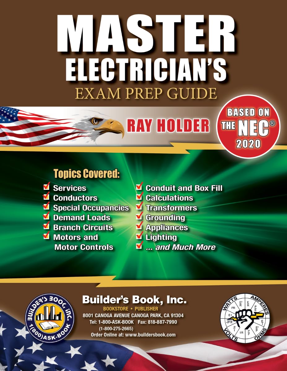 2020 Master Electrician’s Exam Prep Guide By Ray Holder: Ray Holder ...